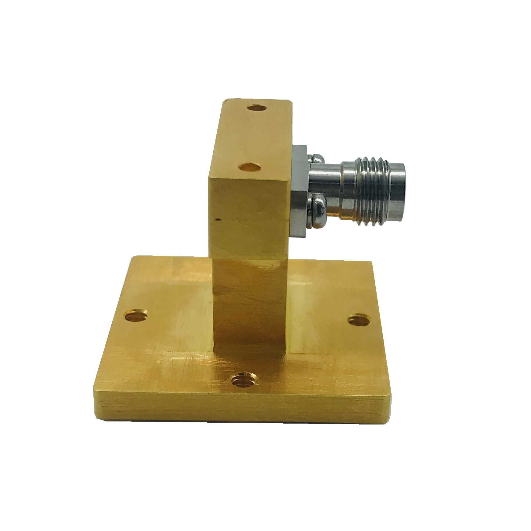 Wr90 Sma Right Angle Waveguide To Coax Adapters Launch Adapter 1.13-40ghz