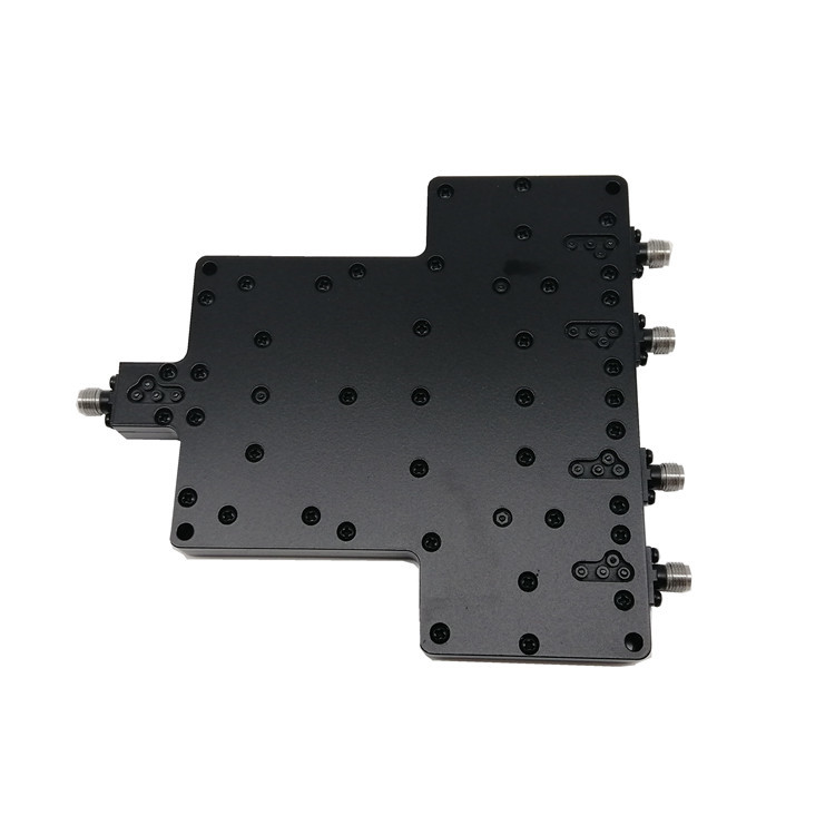 Four Way Rf Power Divider With 2.92 Female Connector High Power Rating