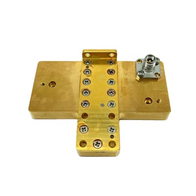 Copper Flange Golden RF KA Band Power Divider In Microwave Good Directivity
